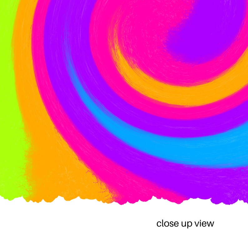 Sublimation PNG Neon Color Spin Neon Brights Spring Summer - Etsy