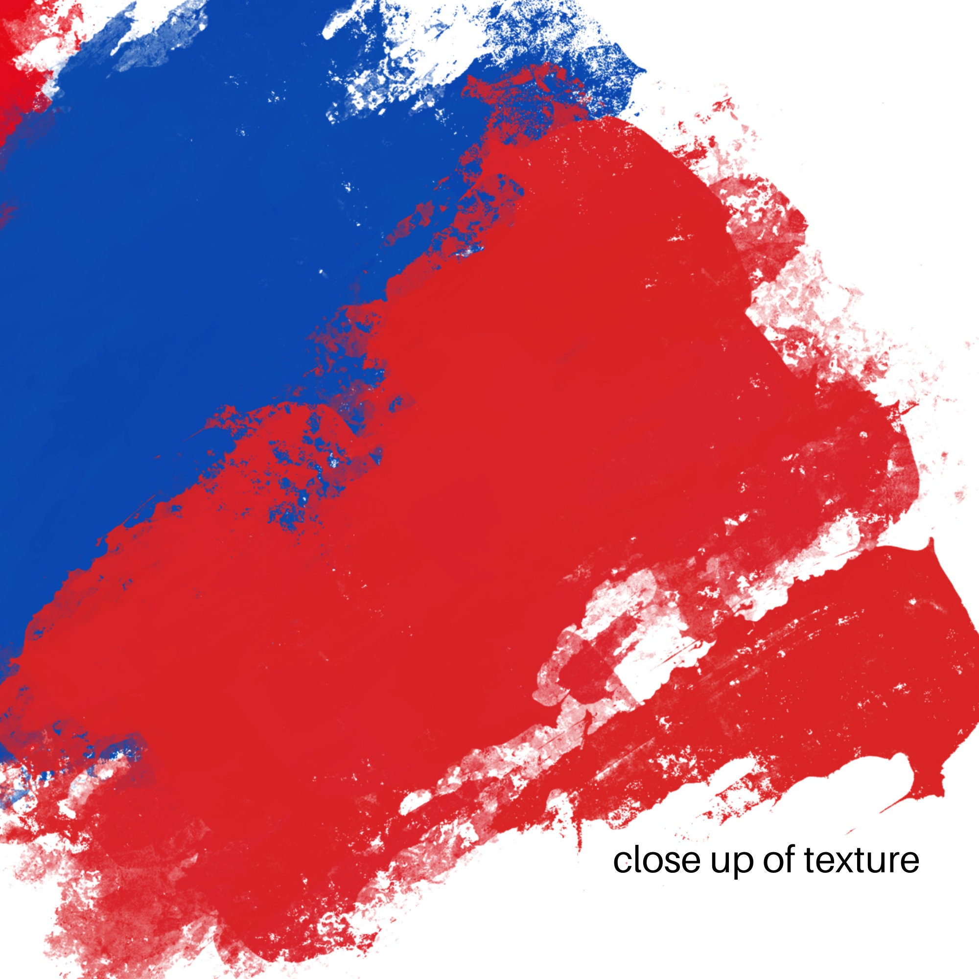 Sublimation PNG Red and Blue Watercolor Brush Strokes Fourth - Etsy