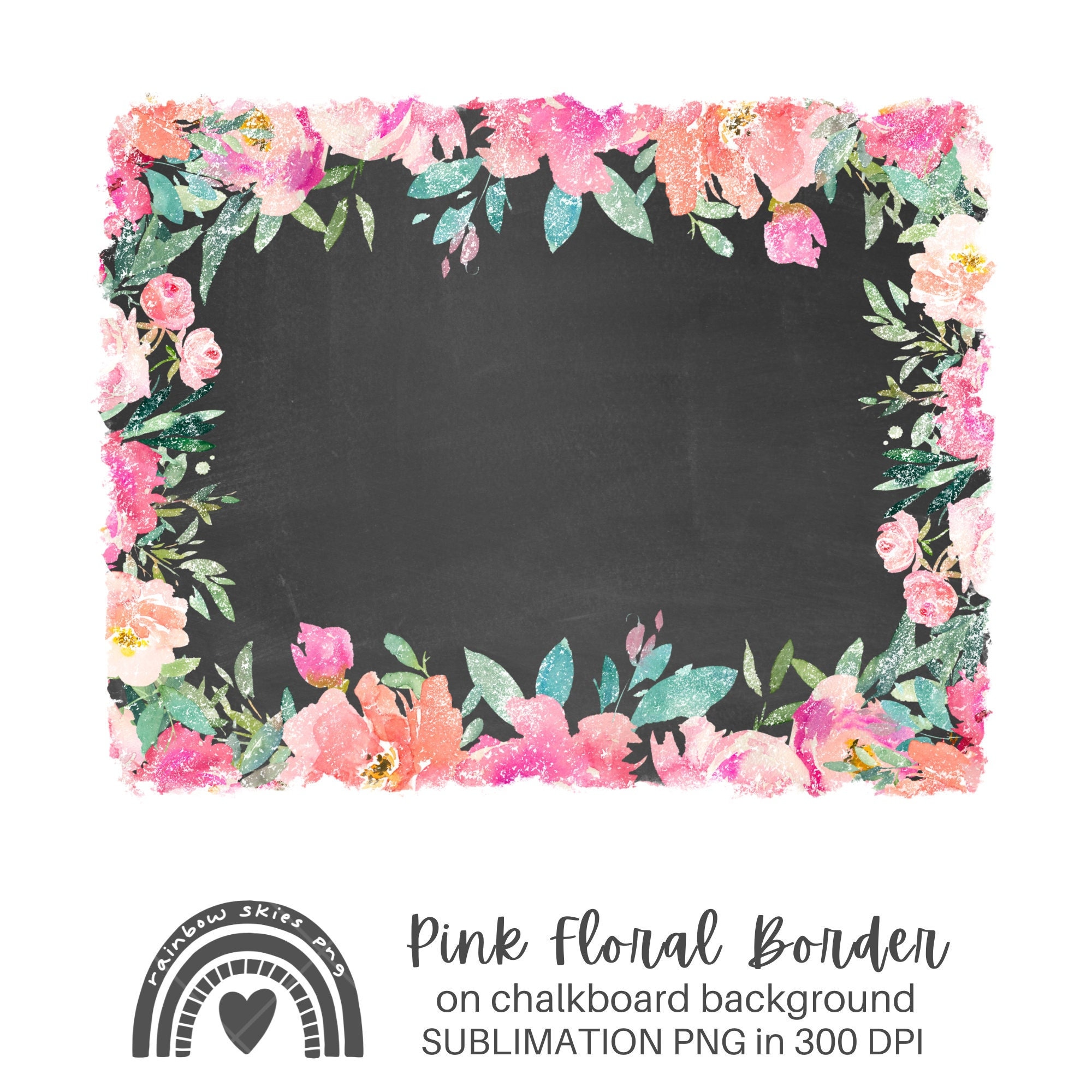 Chalkboard Background With Border