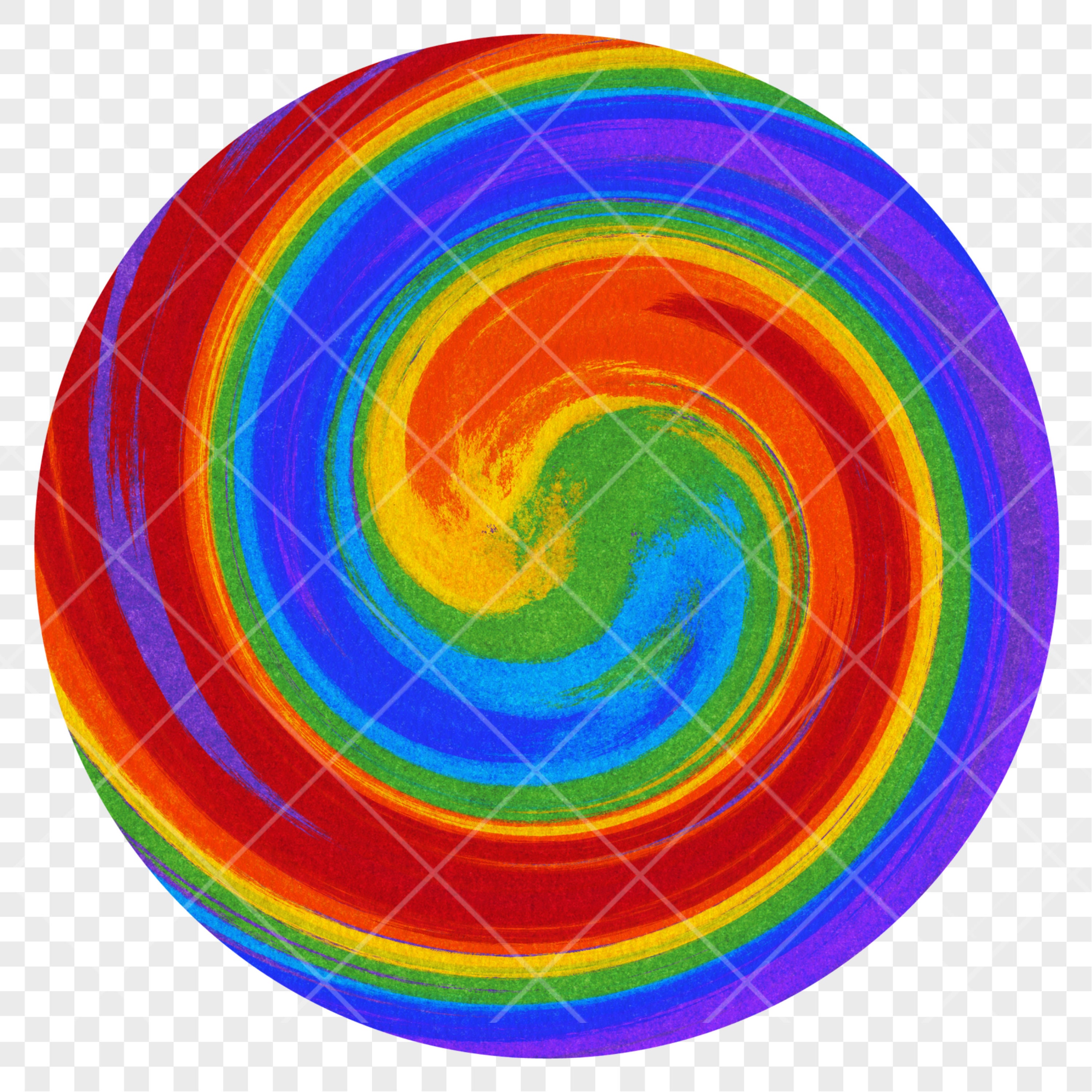 Sublimation PNG Background Rainbow Circle Abstract Pride LGBT Summer ...