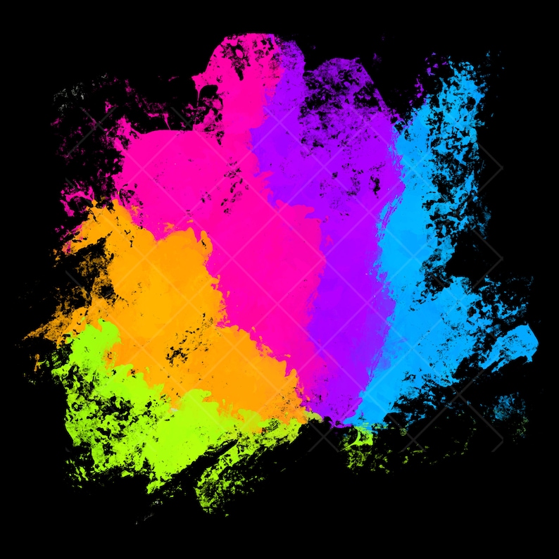 Neon Sublimation PNG Neon Abstract Bright Colors Transparent PNG ...