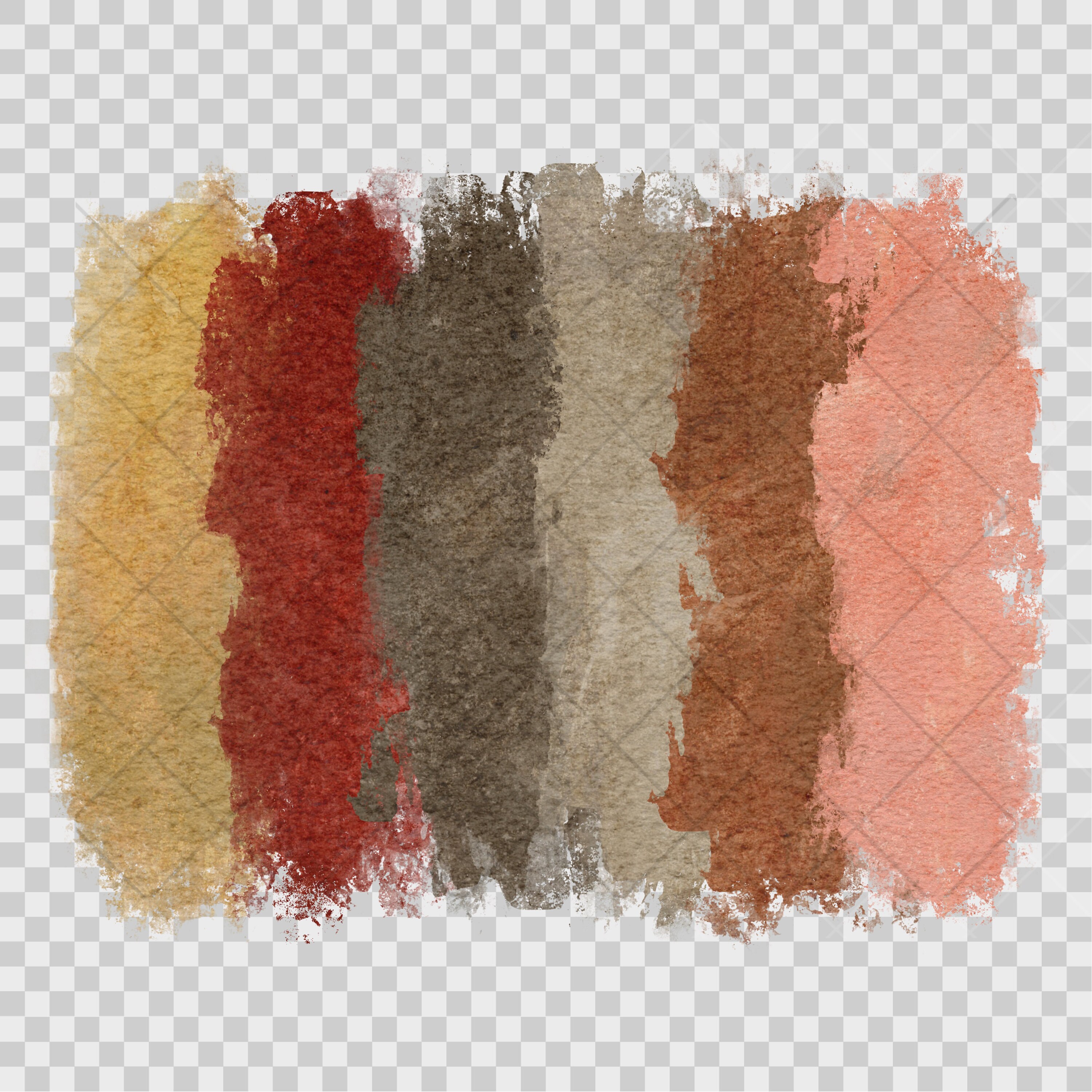 Sublimation PNG Background Soft Fall Colors Brush Strokes Fall Autumn ...