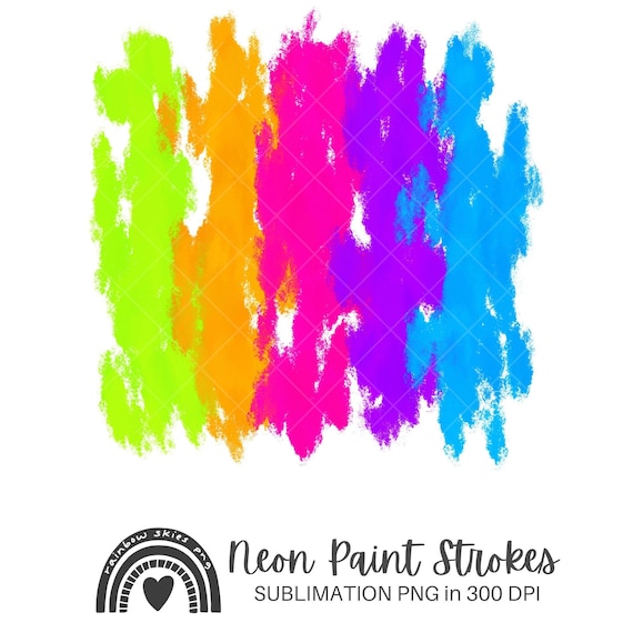 Neon Sublimation PNG Neon Bokeh Lights Bright Colors - Etsy