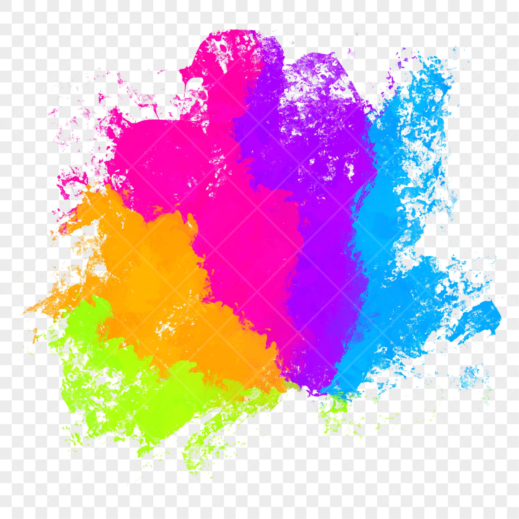 Neon Sublimation PNG Neon Abstract Bright Colors Transparent PNG ...