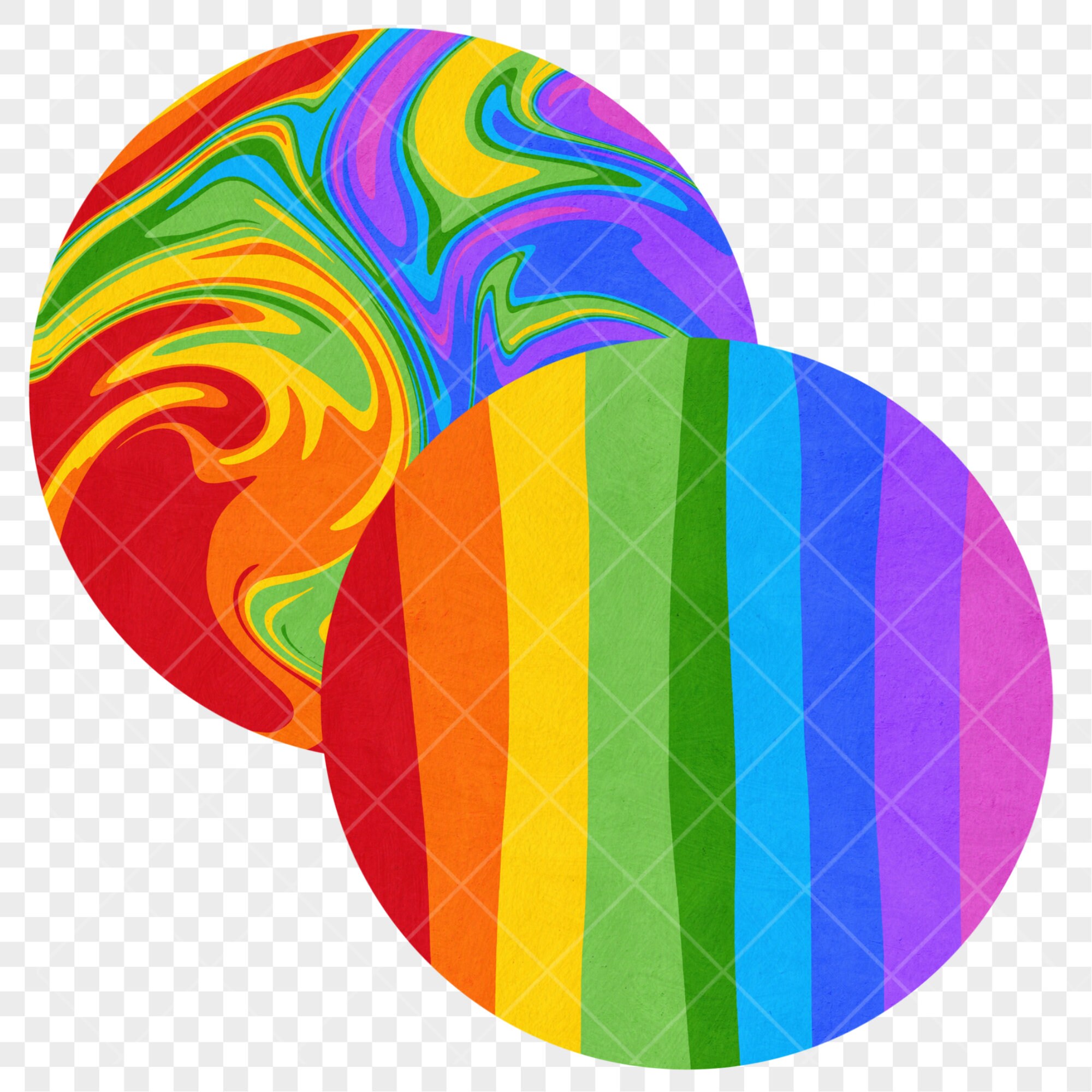 Rainbow Circles | Car Coaster PNG | Sublimation Circle PNG | Pride ...