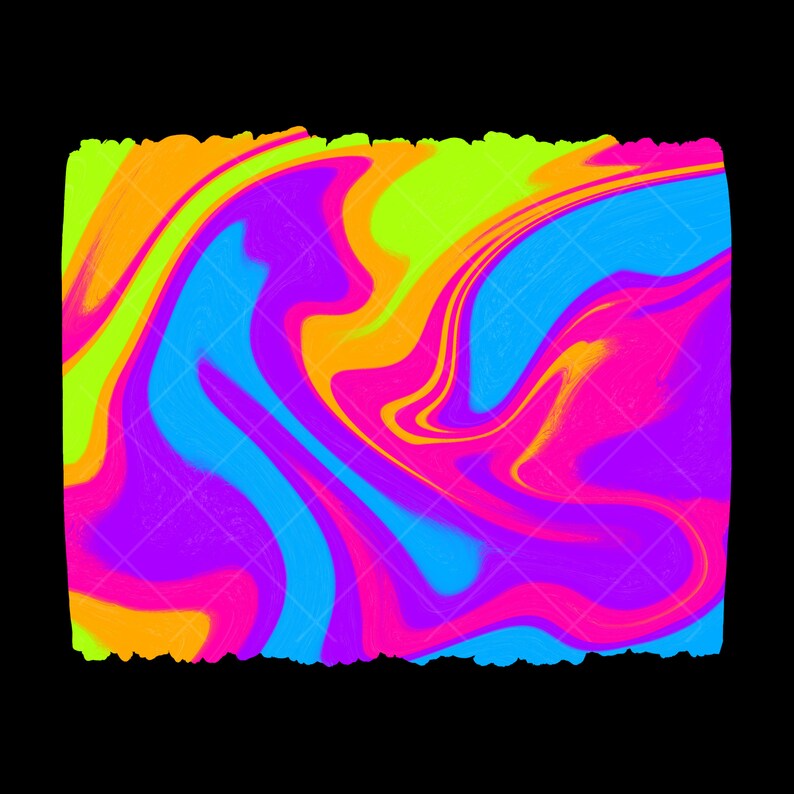 Sublimation PNG | Neon Swirl | Neon Brights Spring Summer PNG ...