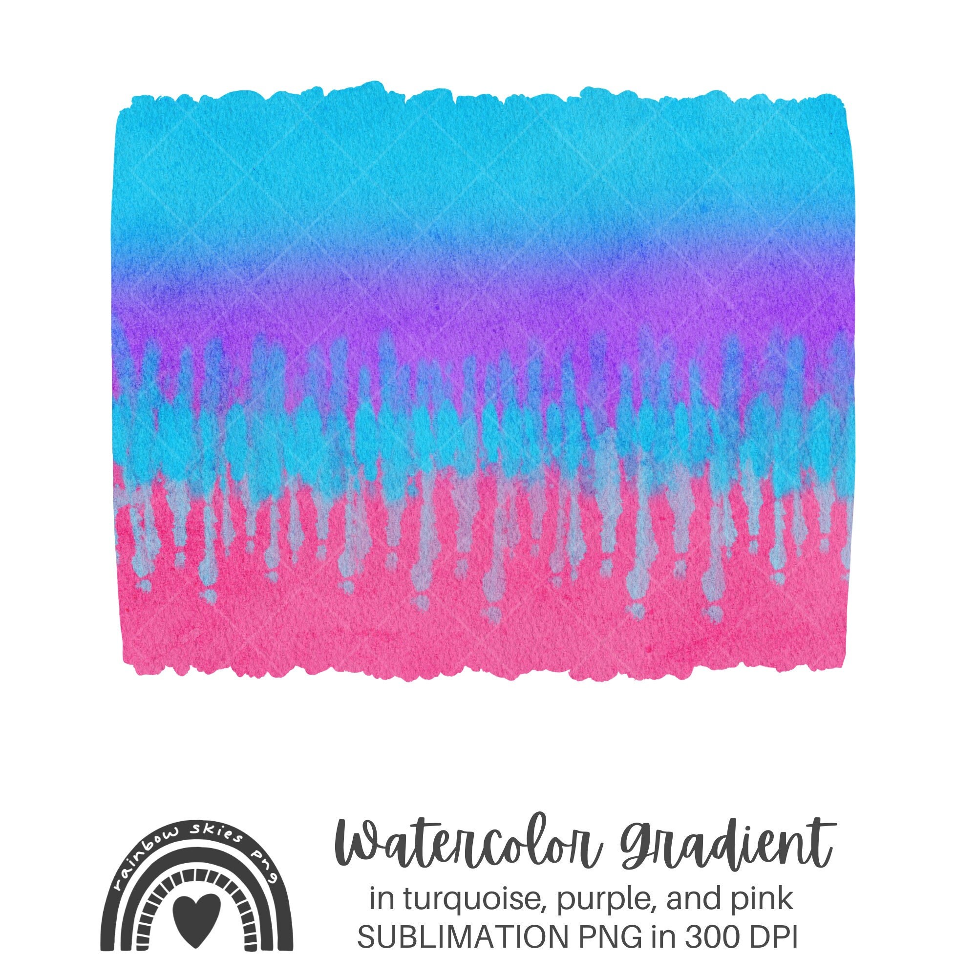 Gradient Sublimation PNG Background Turquoise and Pink Tie Dye Spring ...