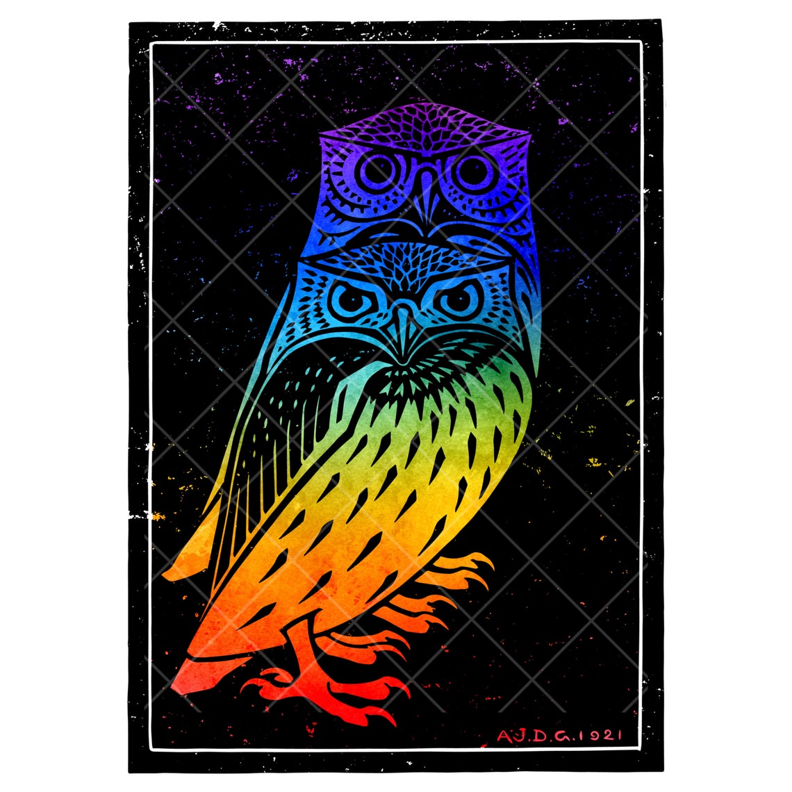 Sublimation PNG Rainbow Owls Pride LGBT Retro Digital Download - Etsy UK