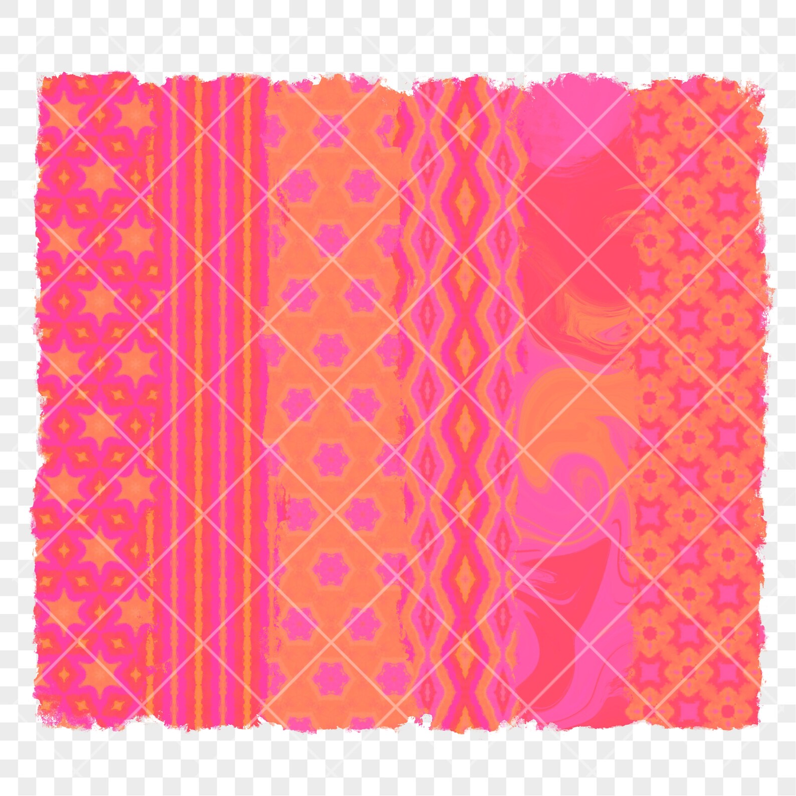 Sublimation PNG Background Hot Pink Fuchsia Magenta Orange Brush ...