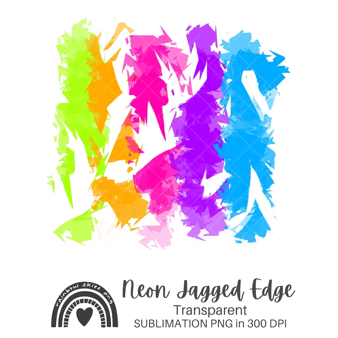 Neon Sublimation PNG | Neon Abstract Transfer | Bright Colors ...