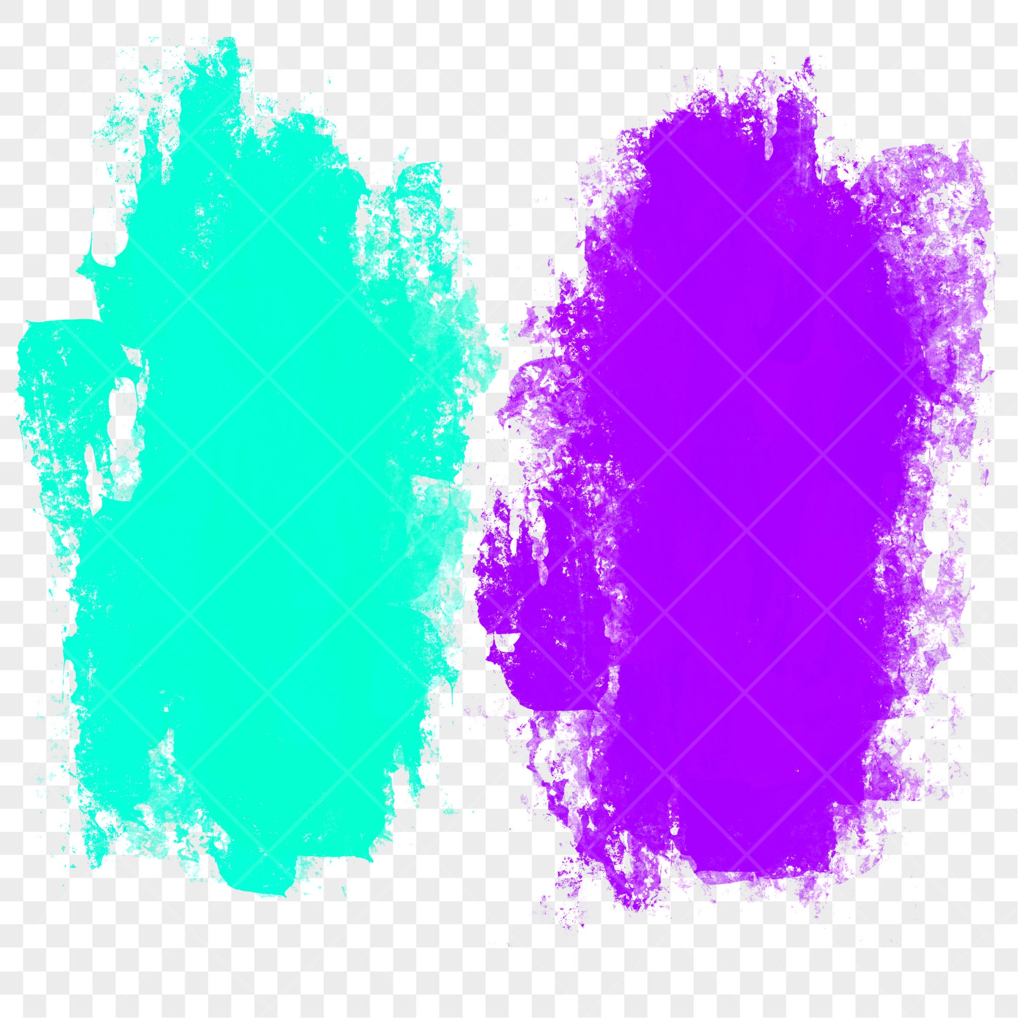 Textured Sublimation PNG Neon Patches Neon Paint Strokes - Etsy