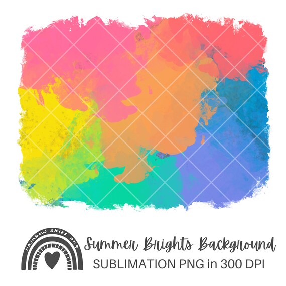Sublimation PNG Background Bright Colors Textured Background | Etsy