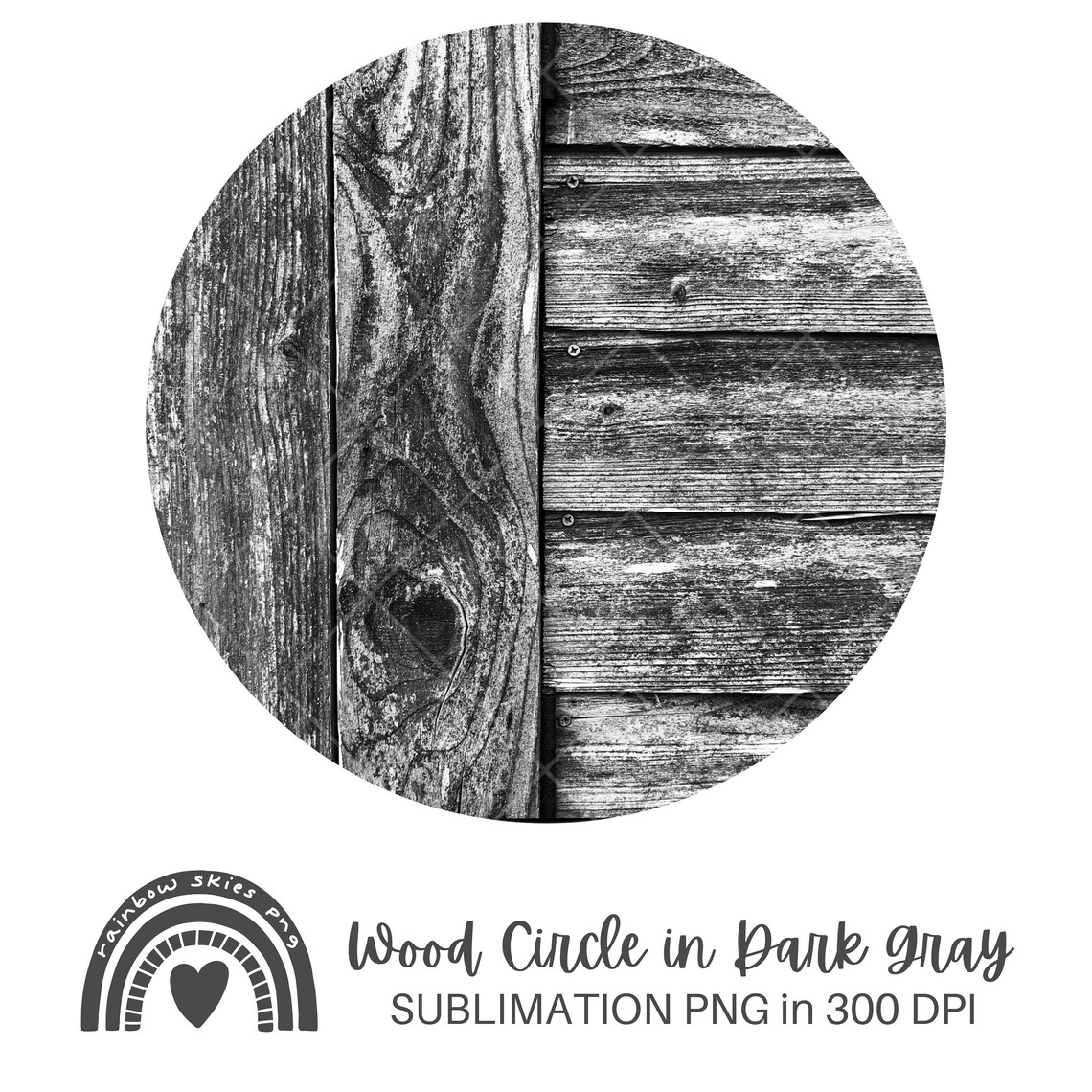 Sublimation PNG Background Heart in Weathered Gray Wood Western Country ...