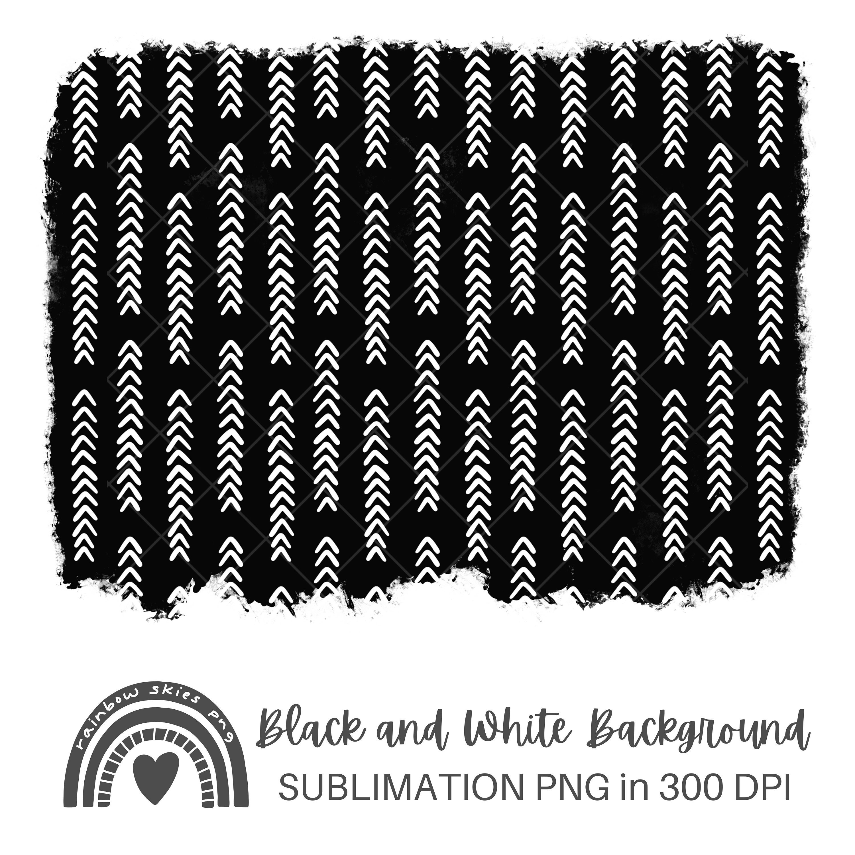 Sublimation PNG Abstract Design Black and White Background #2 Digital ...