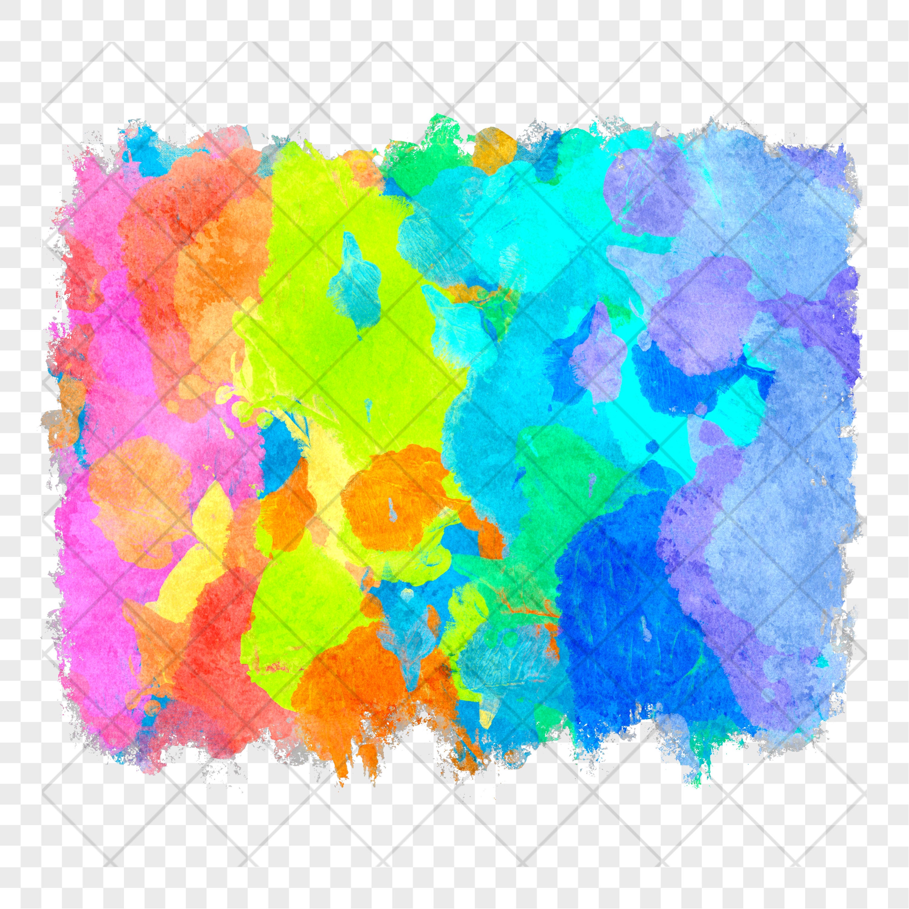 Textured Sublimation PNG Background Watercolor Rainbow Spring Summer ...