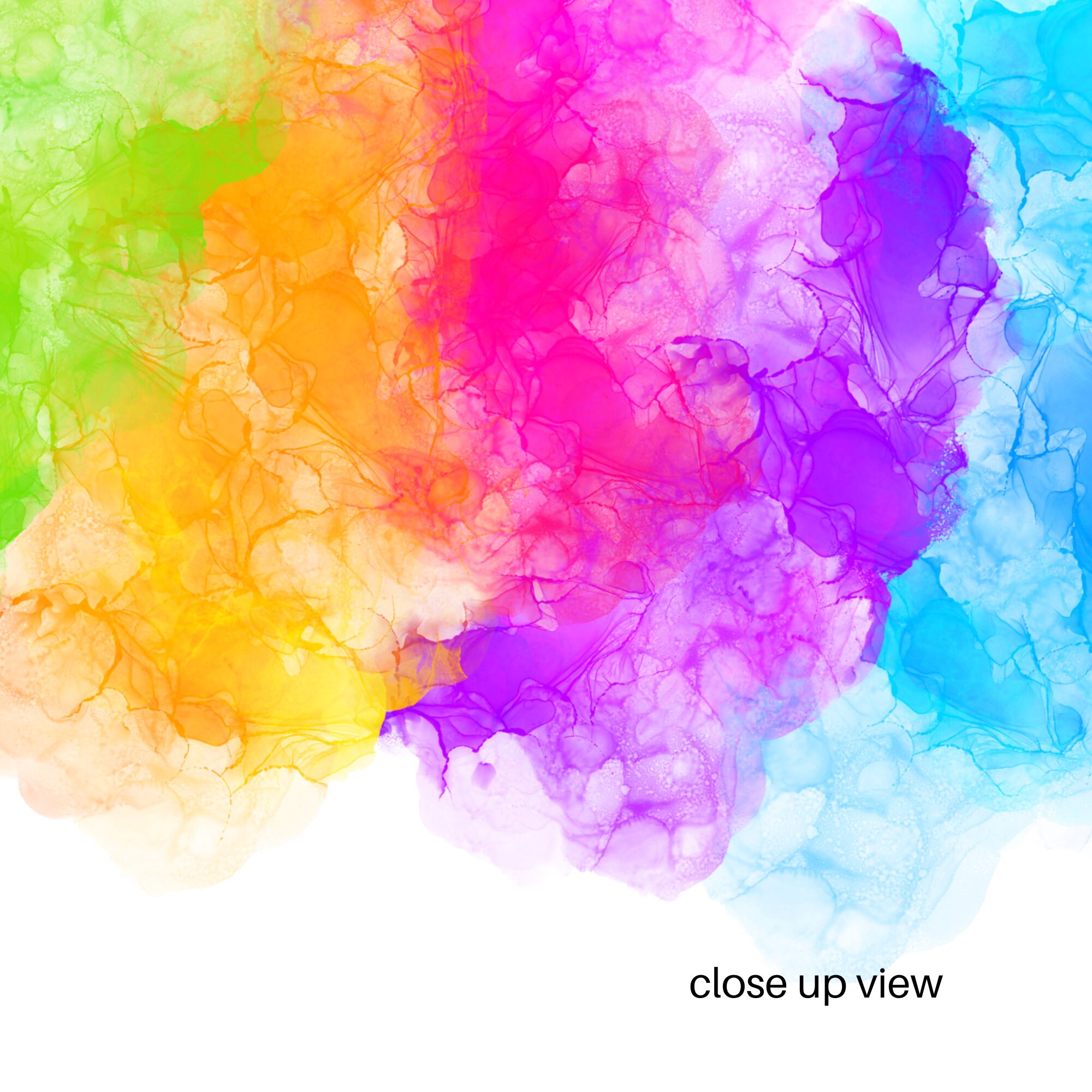 Neon Sublimation PNG Neon Alcohol Ink Bright Colors Transparent PNG ...