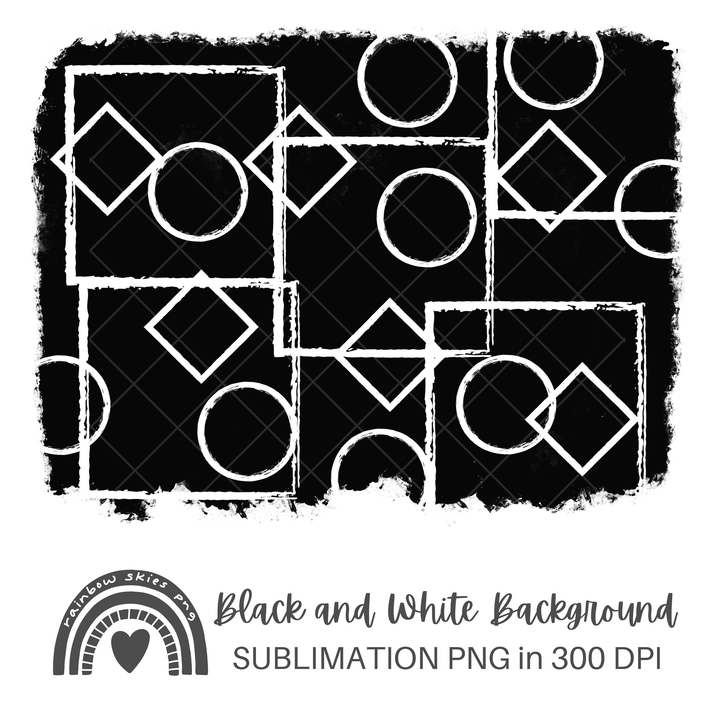 Sublimation PNG Abstract Design Black and White Background 3 Digital ...