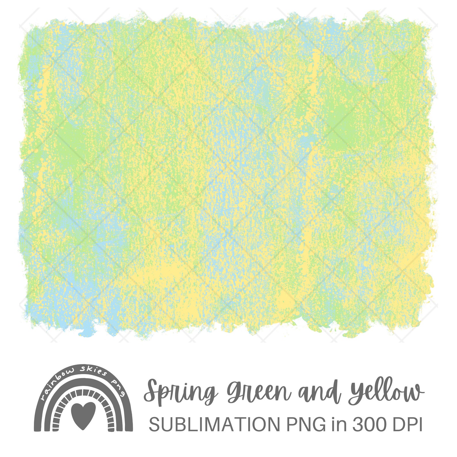 Sublimation PNG Textured Background Spring Green and Yellow Easter ...