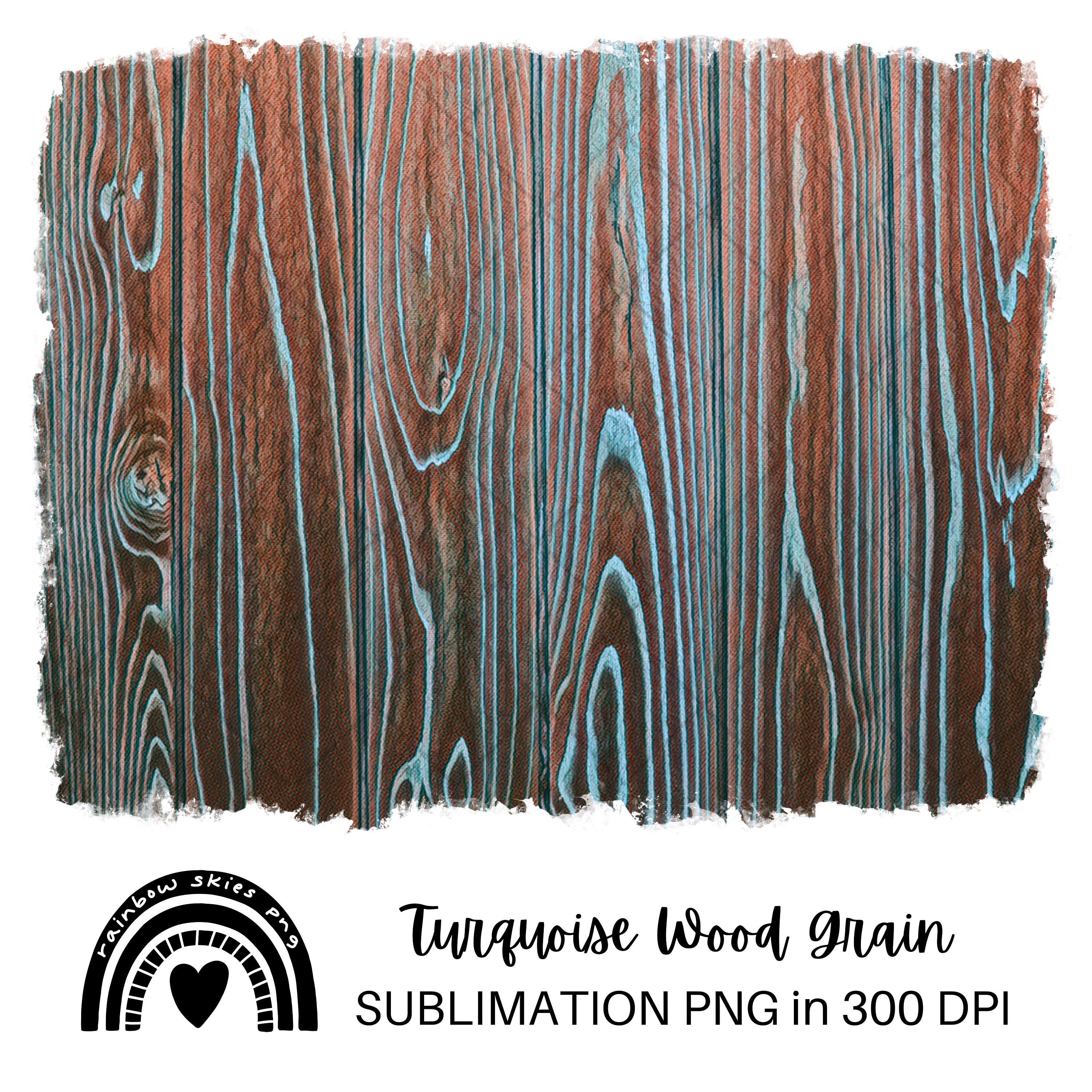 Sublimation PNG Background Turquoise Wood Grain Spring Summer Fall ...