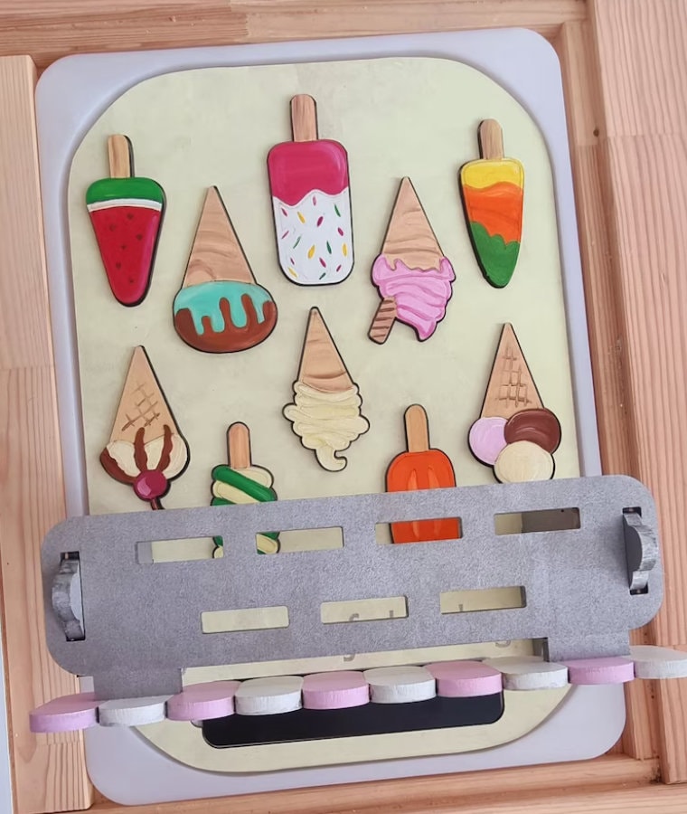 Ice Cream Shop Flisat Table Inserts - Etsy