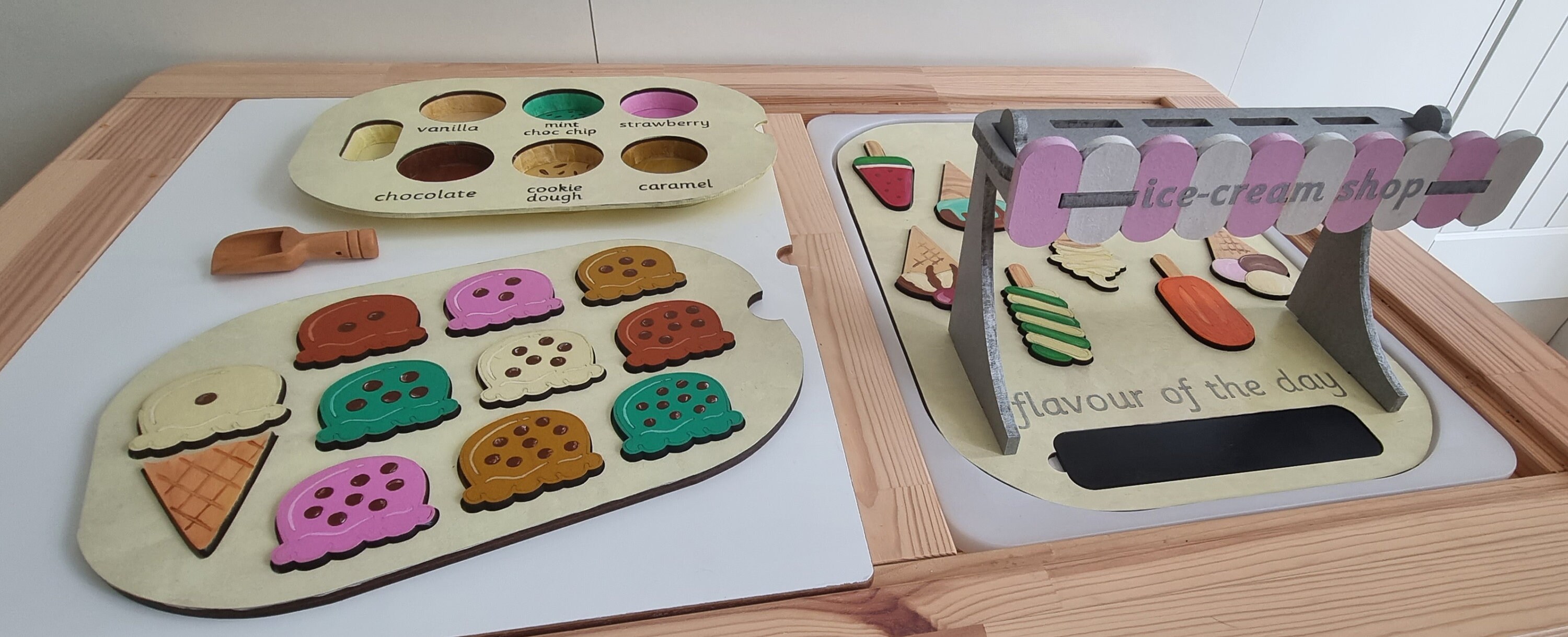 Ice Cream Shop Flisat Table Inserts - Etsy