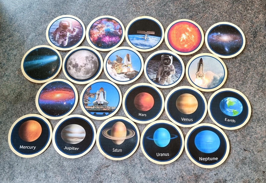 Space Learning Disks - Etsy