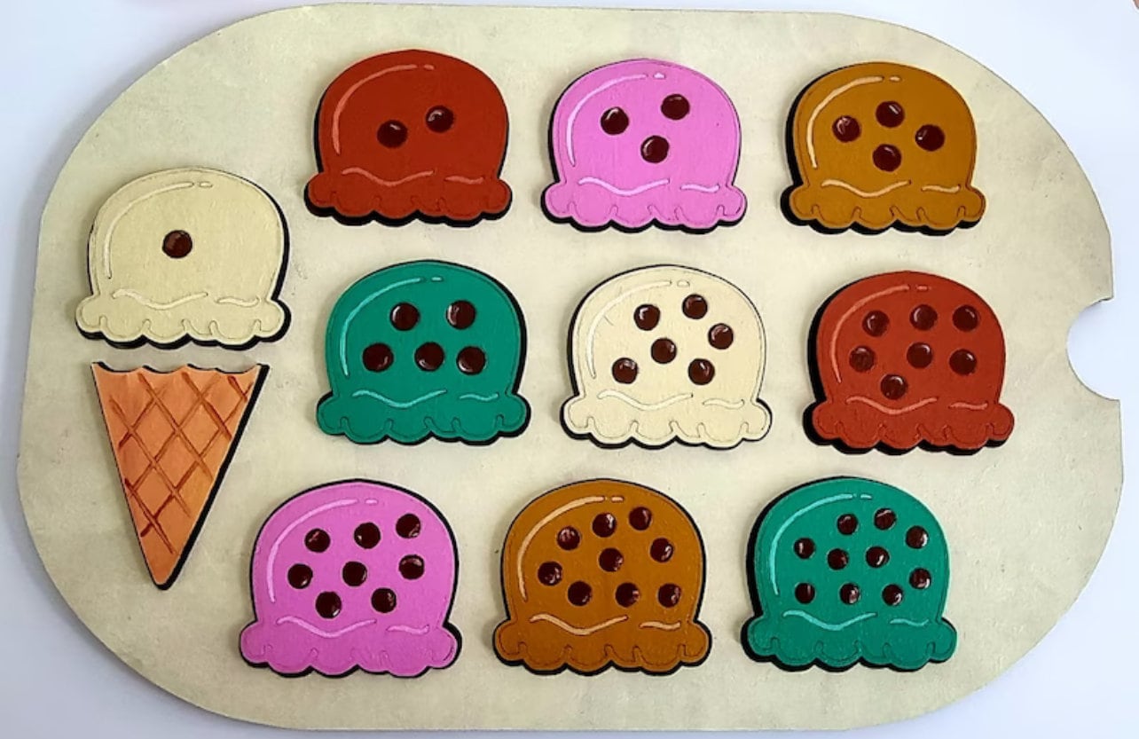 Ice Cream Shop Flisat Table Inserts - Etsy