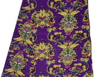 African Wax Block Print Fabric - Etsy