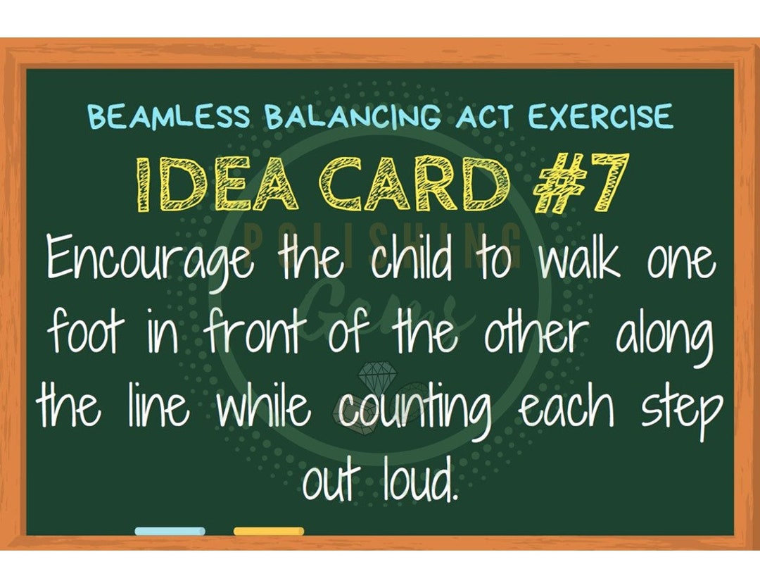 Poster Cards of Exercise Ideas for Toddler Preschool Prekindergarten ...