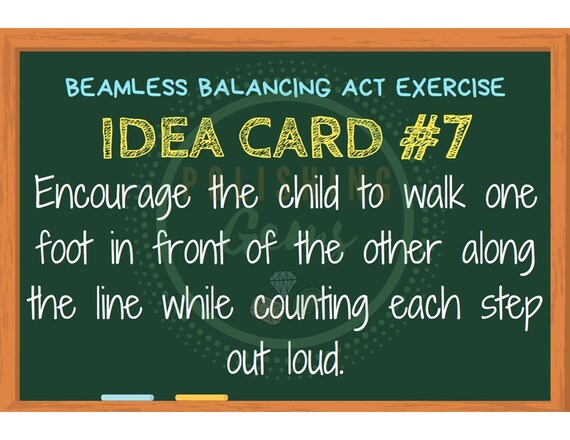 Poster Cards of Exercise Ideas for Toddler Preschool | Etsy