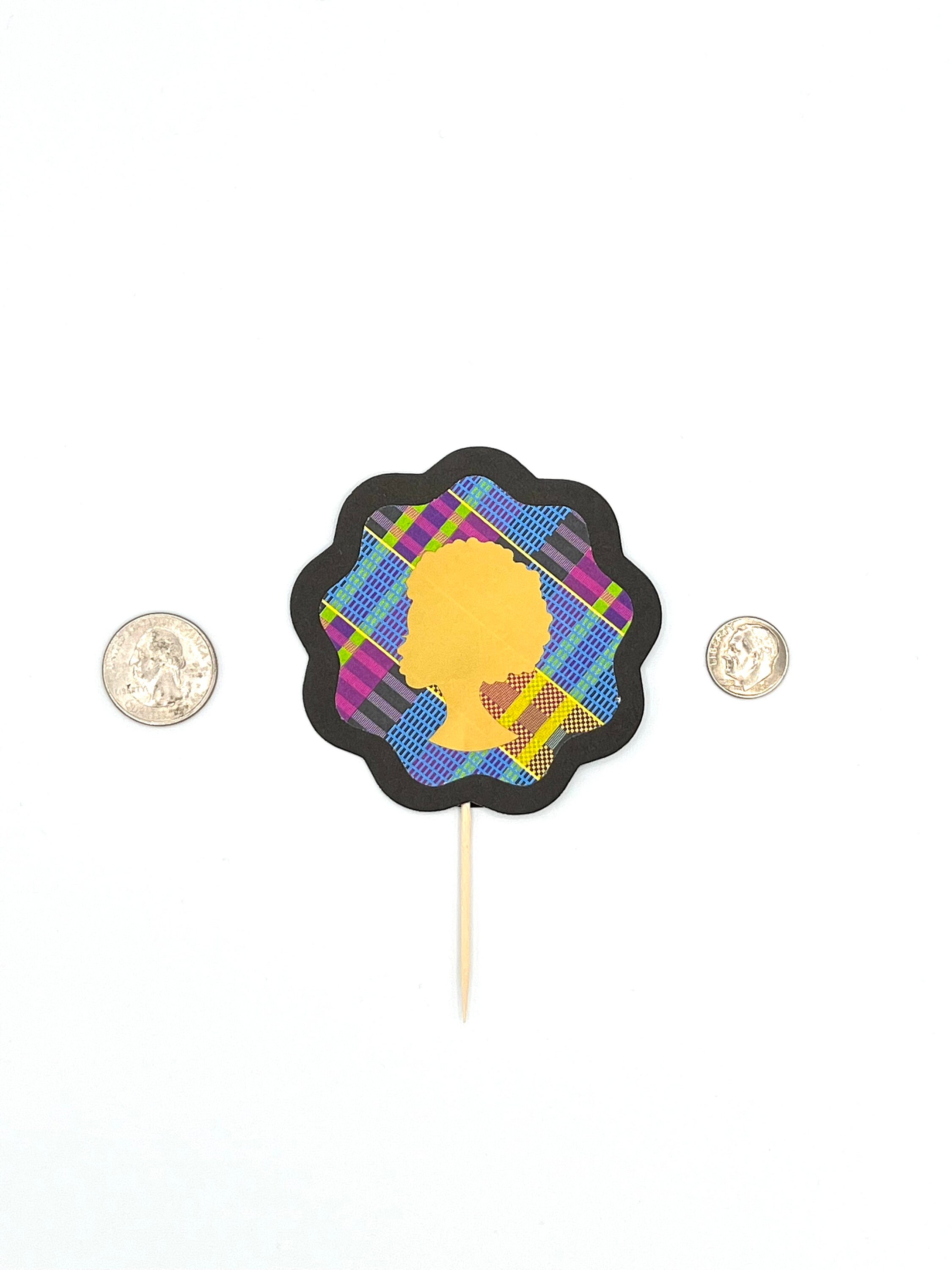 Afro Woman Cupcake Toppers for Birthdays Black History Black - Etsy