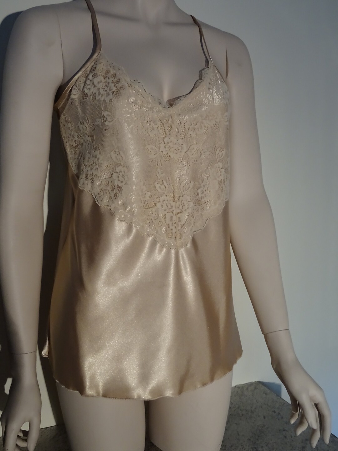 Gold Satin Camisole Etsy Uk