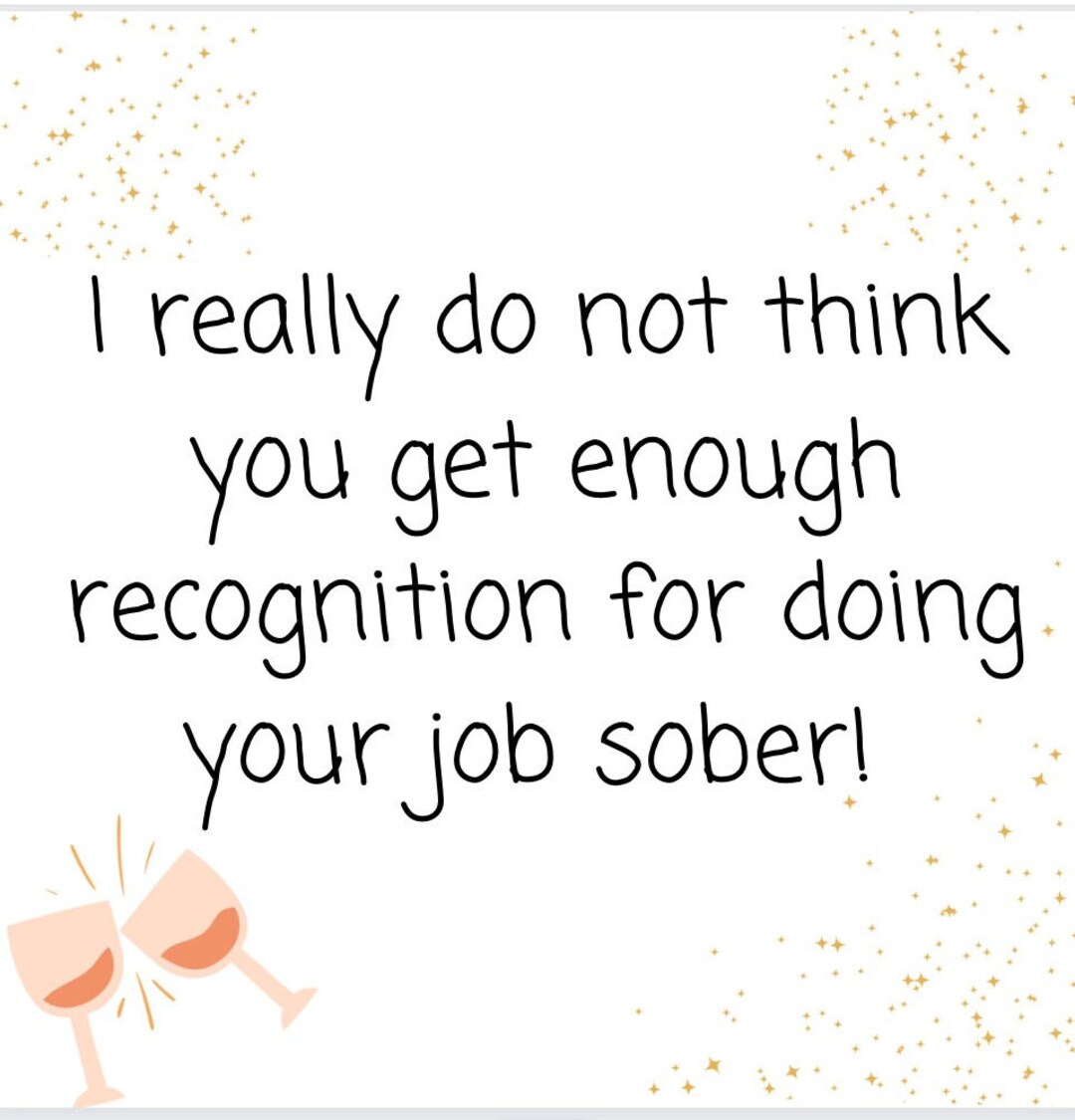 Funny Work Card - Etsy