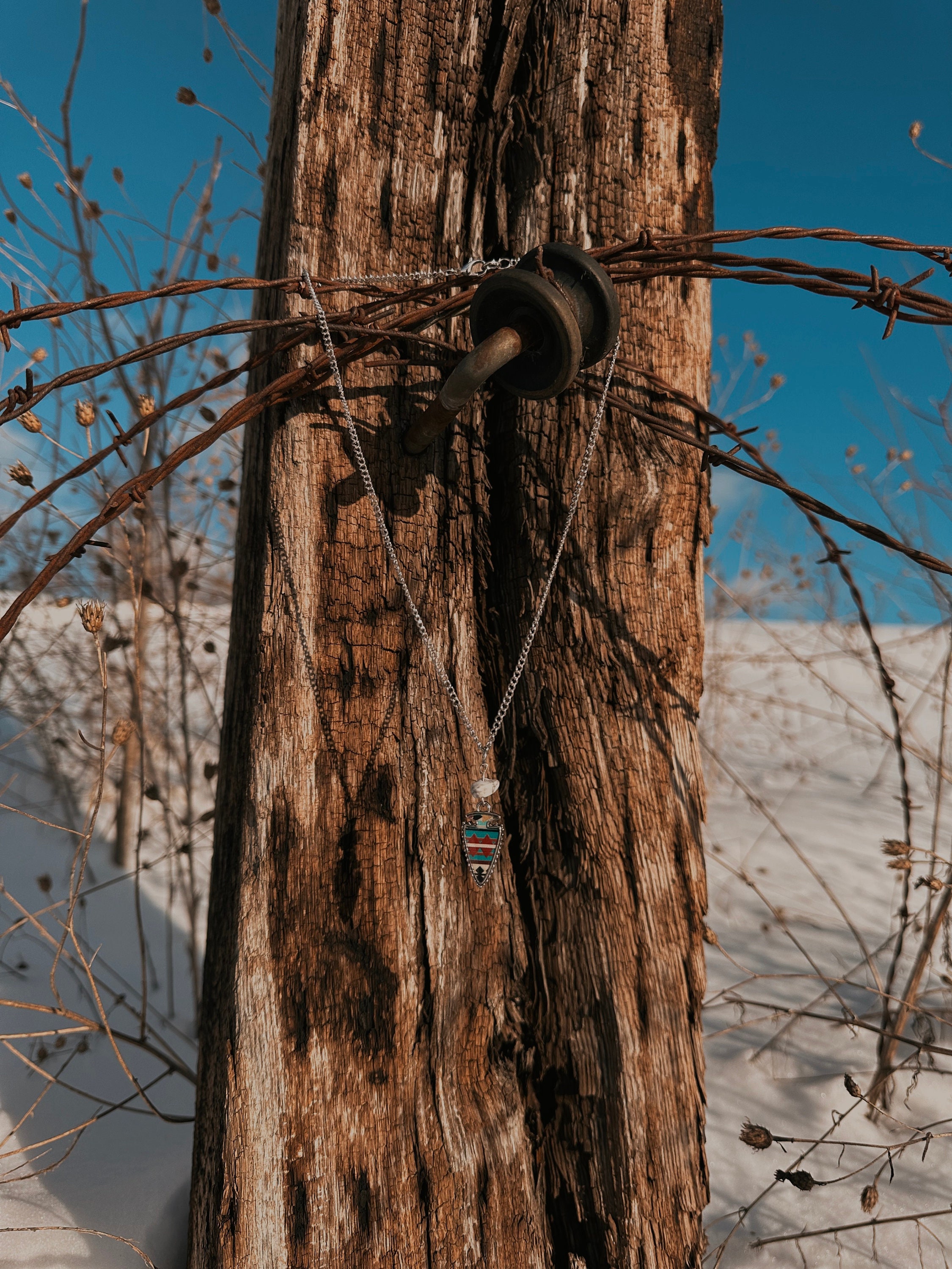 Aztec Arrowheads // Necklace - Etsy