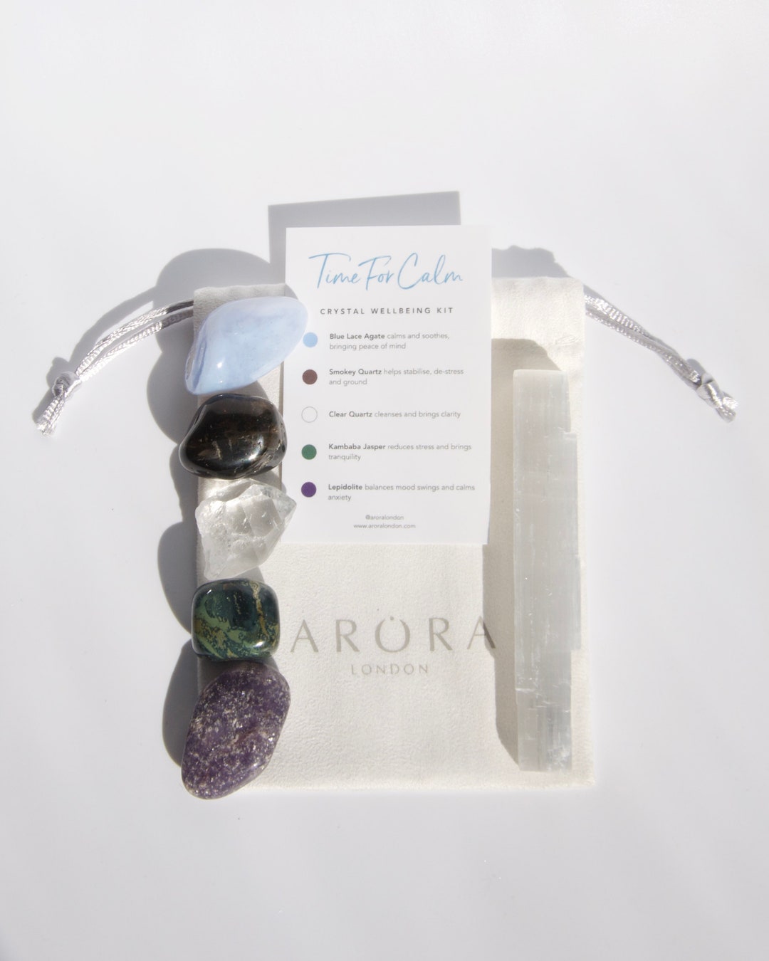 Relaxation Crystal Kit: Calm & De-stress - Healing Crystals Gift Set - Etsy