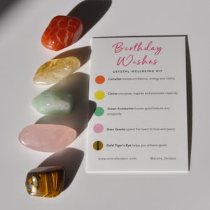 Birthday Wishes Crystal Kit, Happy Birthday Crystal Kit, Birthday Gift ...