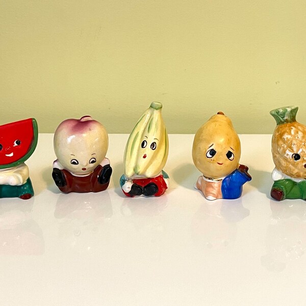 Anthropomorphic Salt and Pepper Shakers - Etsy Anthropomorphic Salt and Pepper Shakers - Etsy