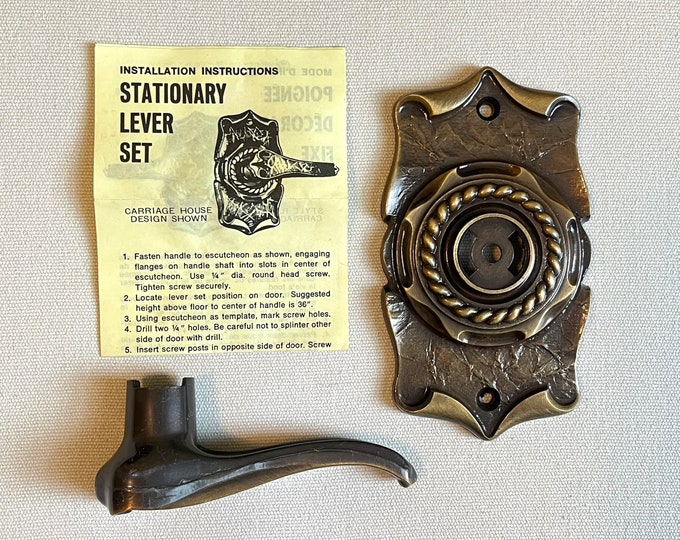 Vintage Amerock Carriage House Stationary Lever Set - Etsy