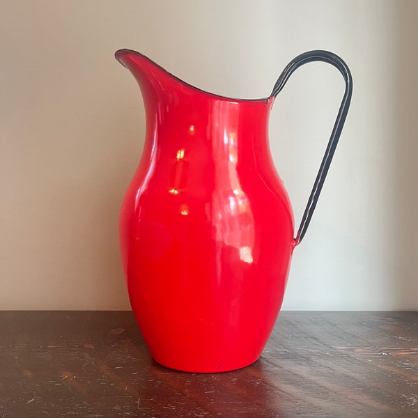 Enamel Pitcher - Etsy