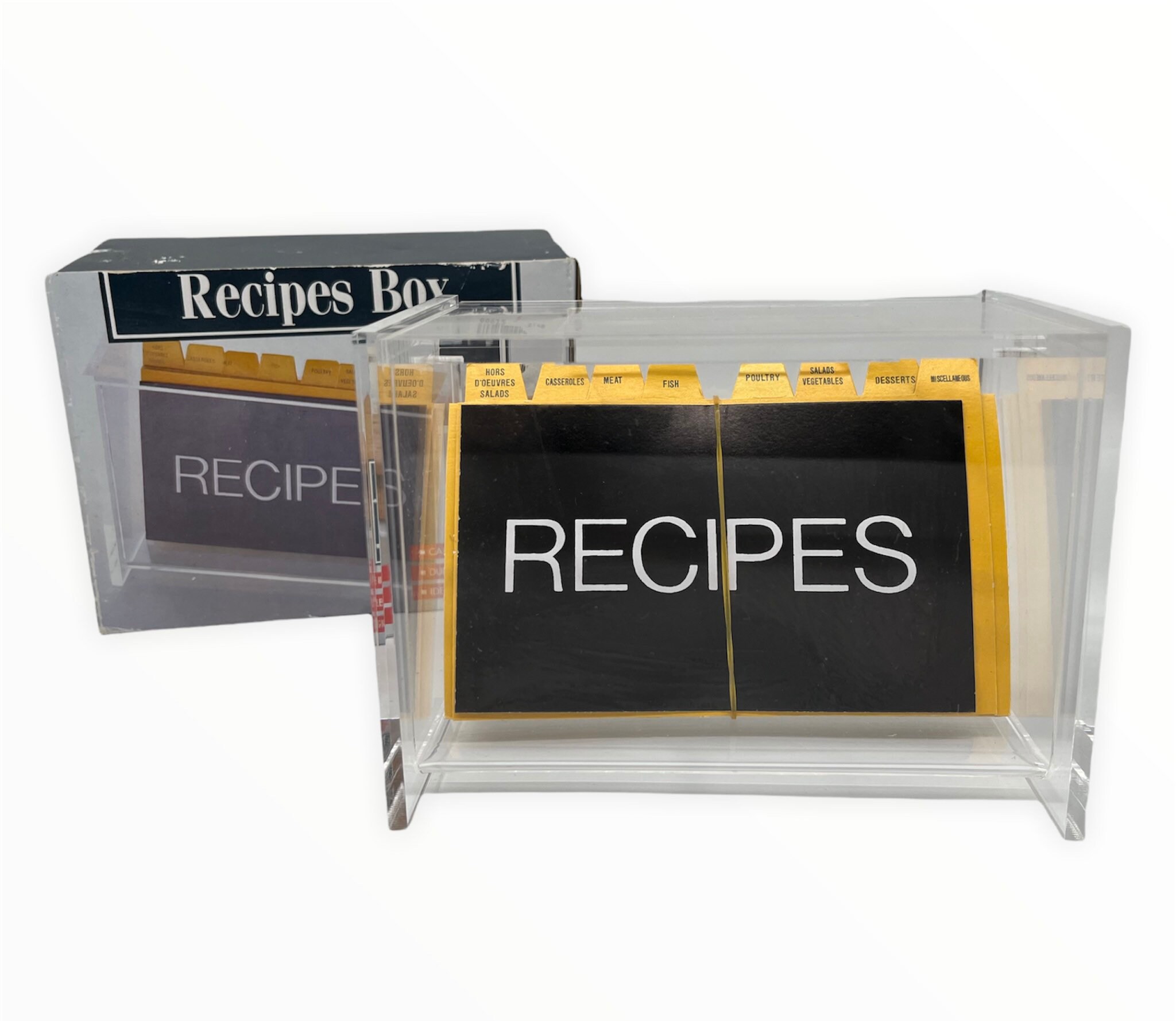 Acrylic Recipe Box
