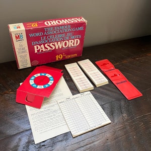 Vintage Password Game 14th Edition - Etsy