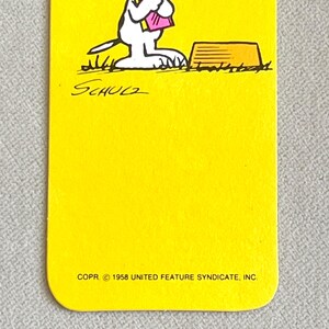 Vintage Snoopy “reading is Food for Thought” Hallmark Bookmark - Etsy