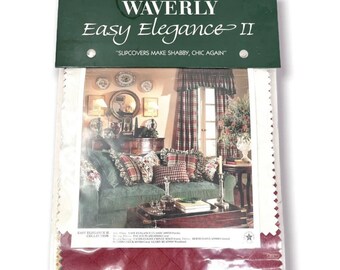 Vintage Waverly Natural Countryside Indigos Fabric Sample Book - Etsy