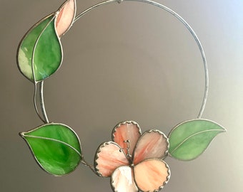 Stained Glass Hibiscus - Etsy