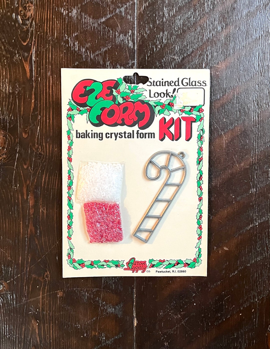 Vintage EZE Form Candycane Baking Crystal Kit - Etsy