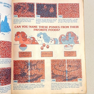 Vintage My Little Pony Sticker Album - Etsy