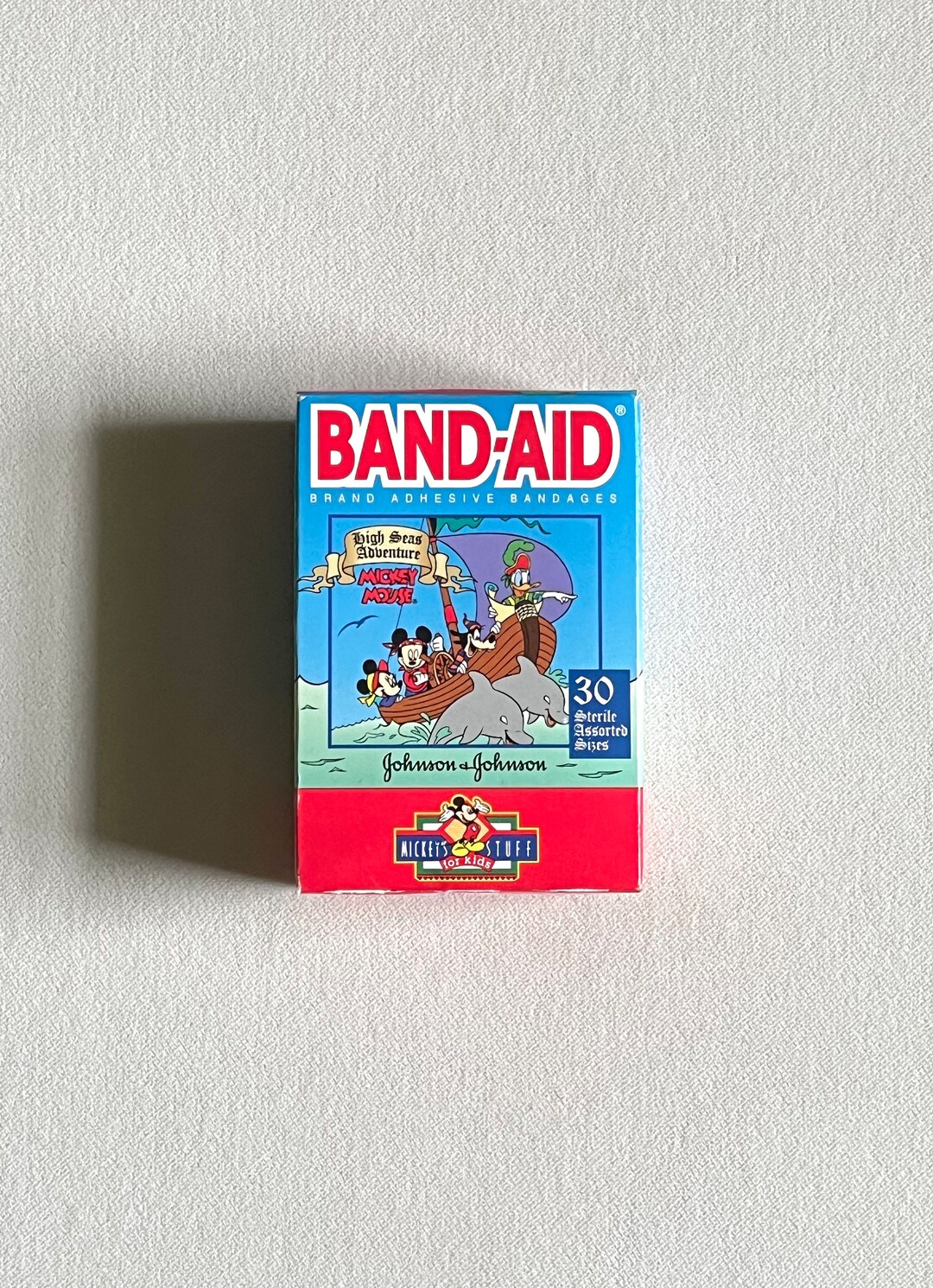 Vintage Mickey Mouse Pirates 30 Pack Band-aids - Etsy