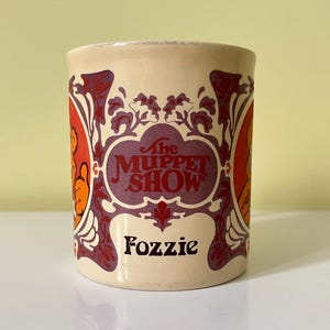 Vintage Fozzie the Muppet Show Tan Coffee Mug 1978 - Etsy