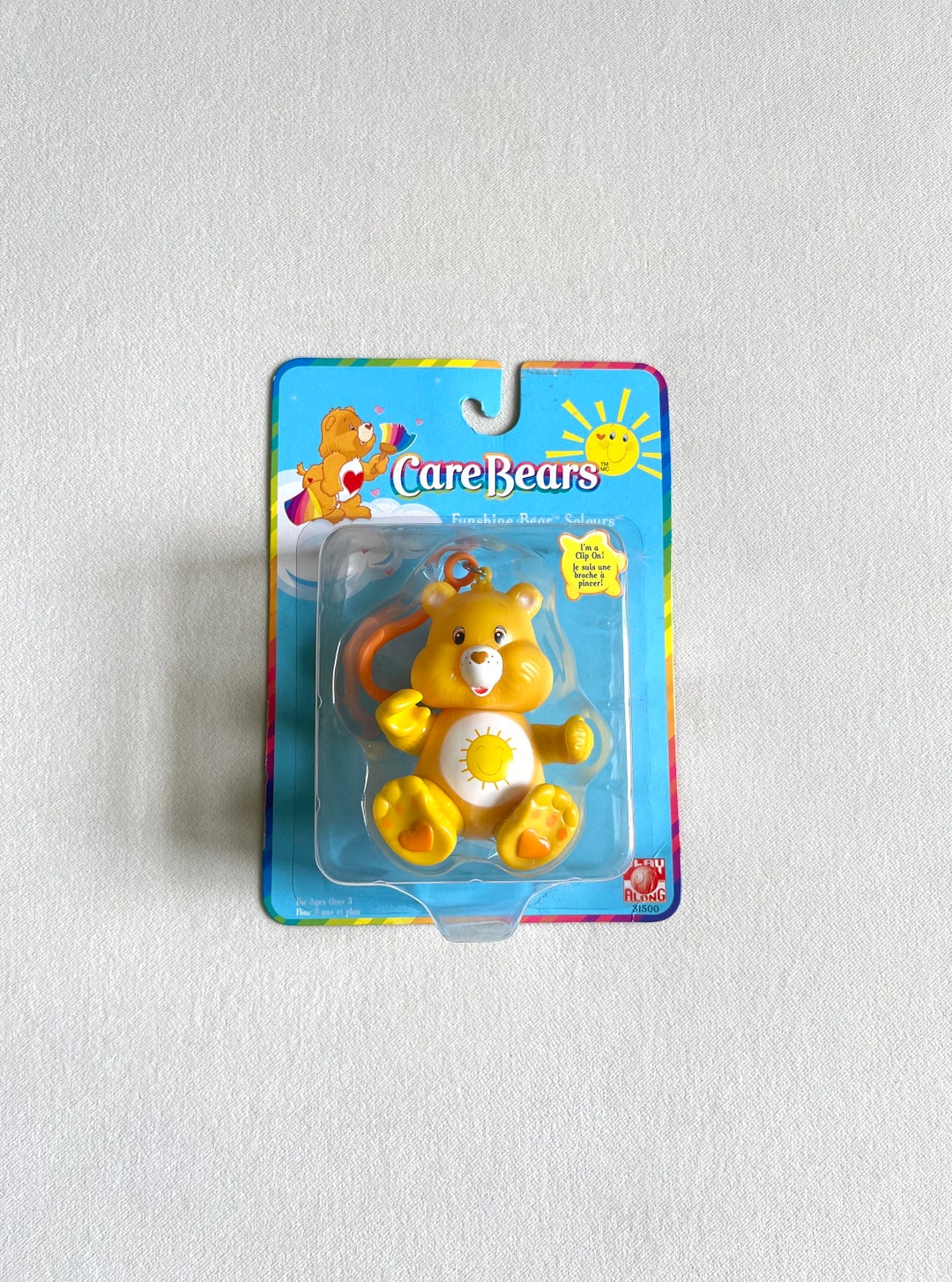 Vintage Care Bears Sunshine Bear Key Chain Collection 2002 NIB - Etsy