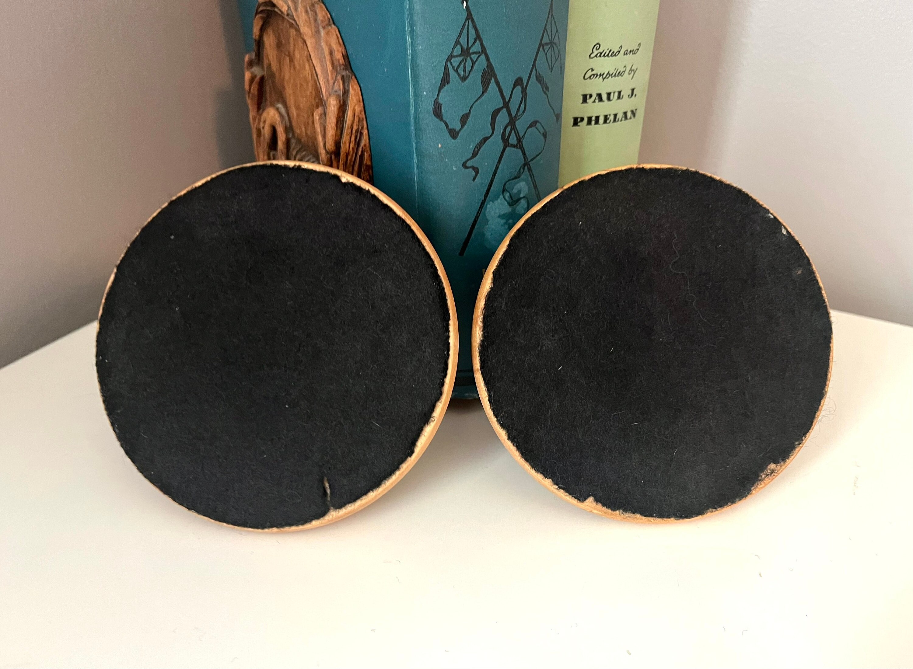 2 Vintage Birdseye Maple Wood Candlestick Holders - Etsy